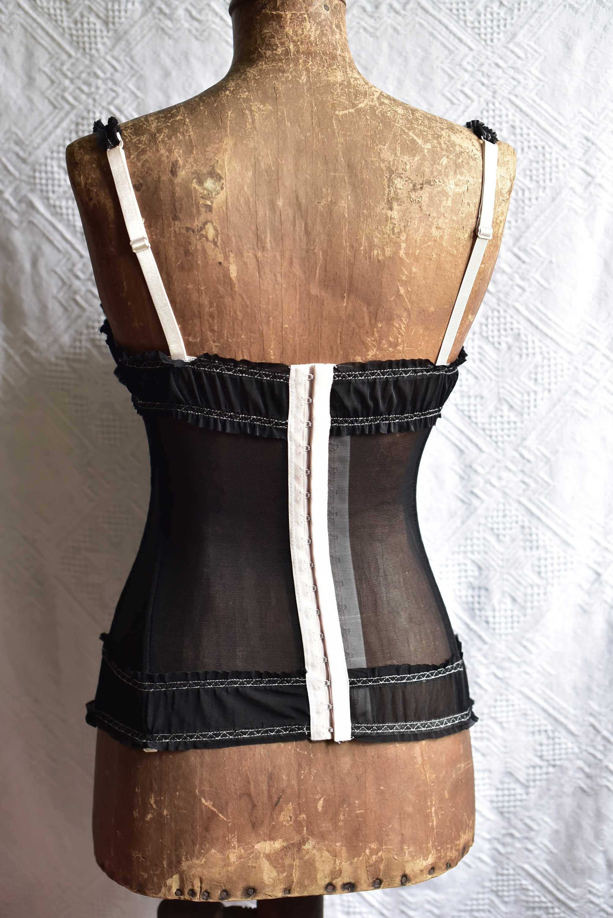 Vintage Y2K 90's Goth Punk MORBID THREADS Deadstock Bustier/ Corset Top ...