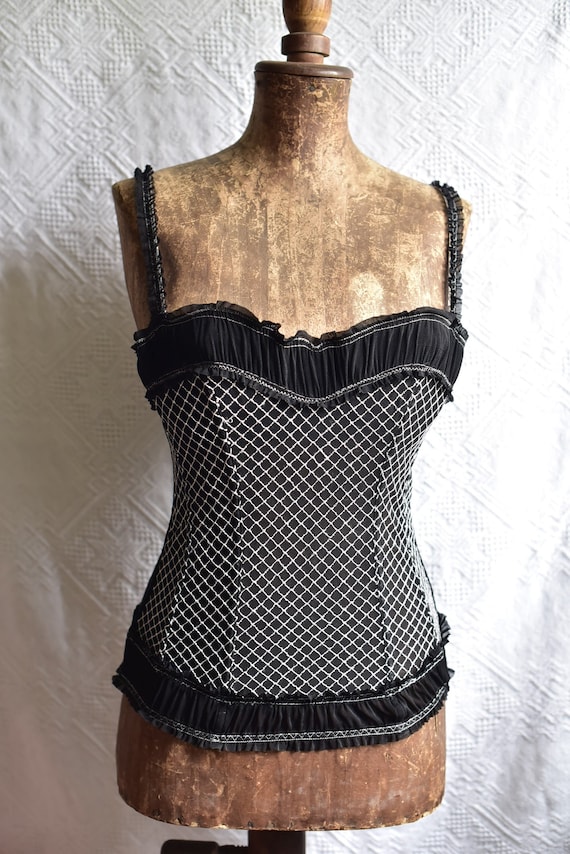 Vintage morbid threads bustier - Gem