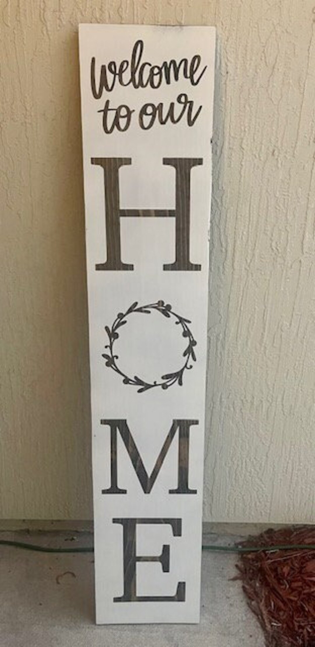 Custom Porch Leaner | Welcome Leaner | Porch Sign | Vertical Leaner ...