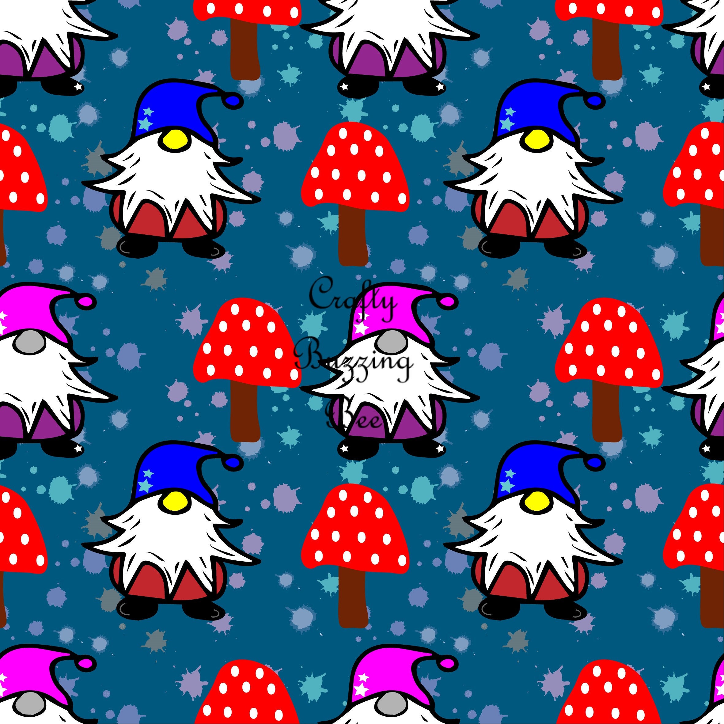 EXCLUSIVE DESIGN/Blue Gonk fabric design/exclusive | Etsy