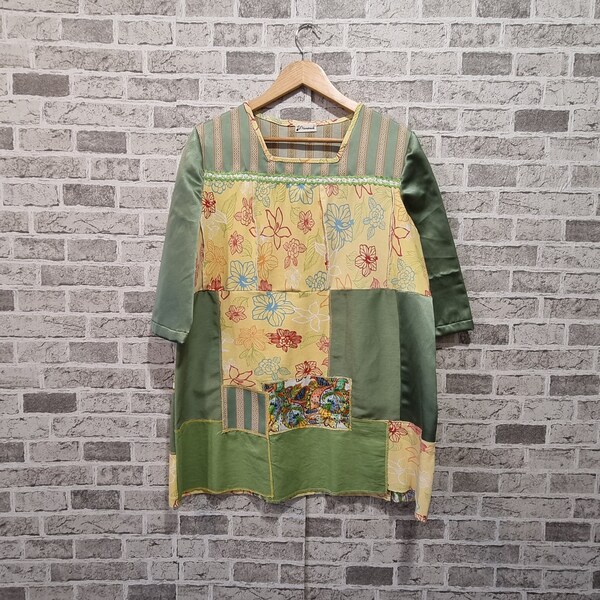 Patchwork Tunic - Etsy