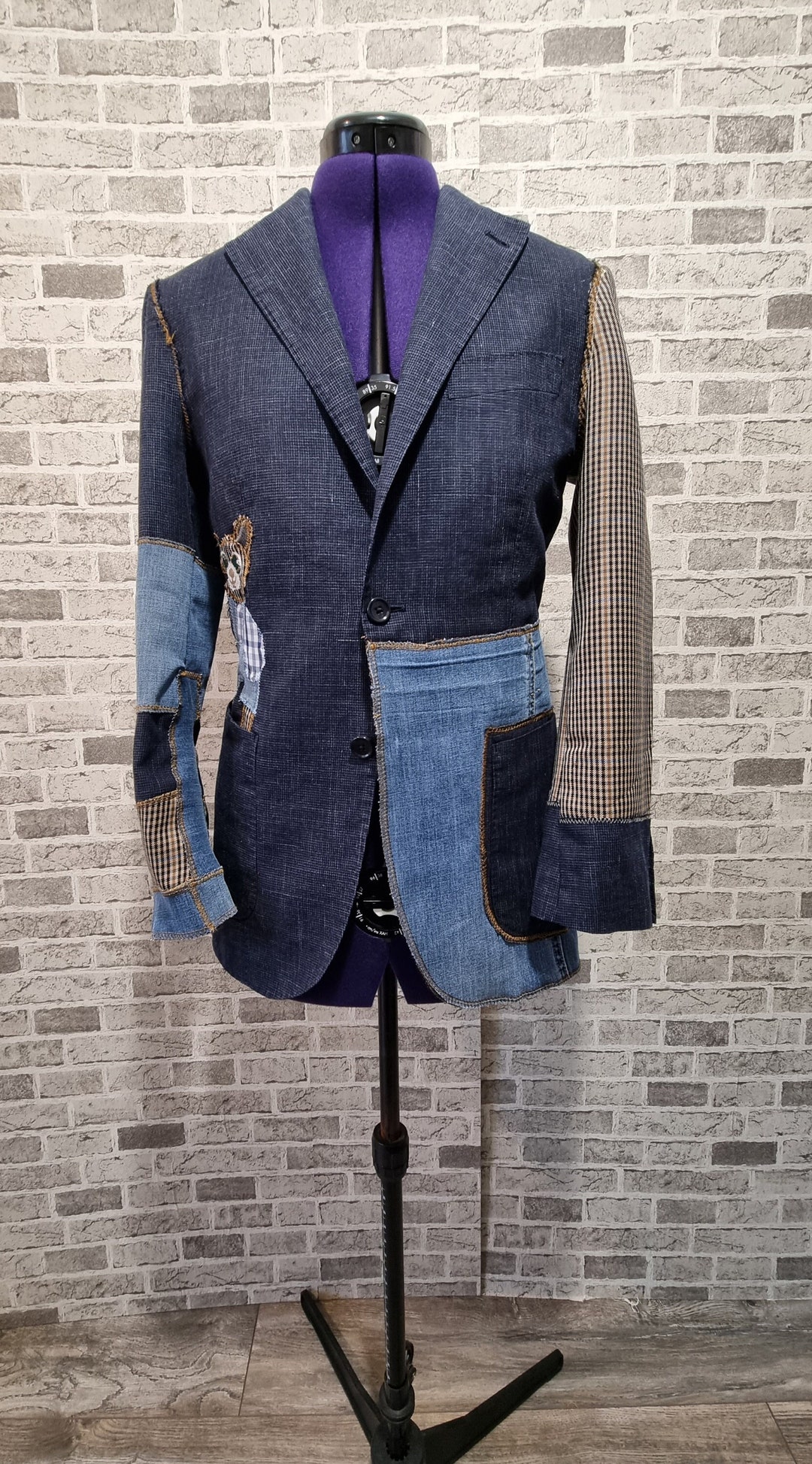 Upcycled Clothing,recycled Jacket M-l,boho Jacket,hippie Jacket ...