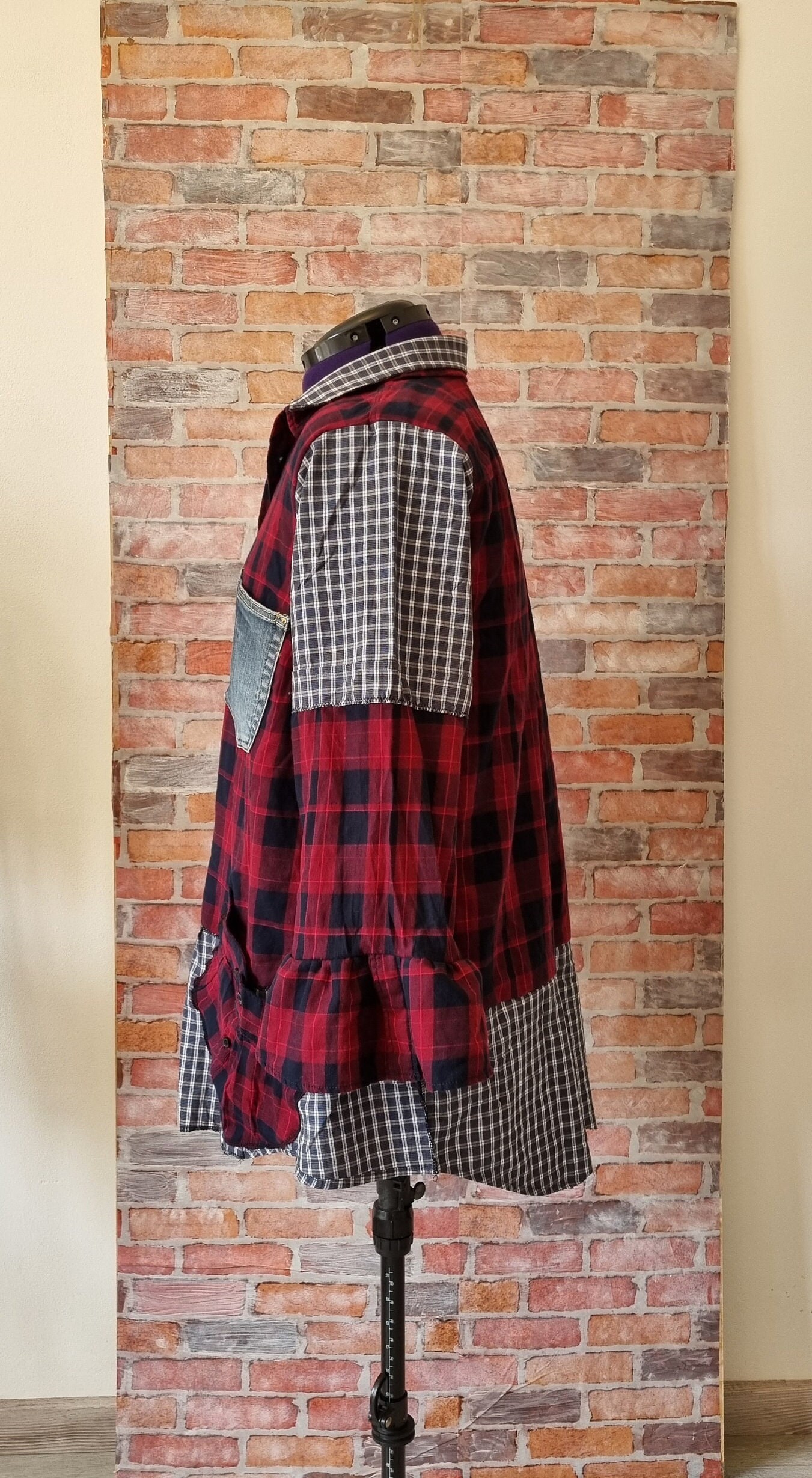 Upcycled Clothing for Women,reworked Clothes Tunic,recycled Shirt ...