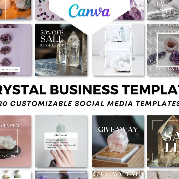 Jewelry Store Social Media Template - Etsy