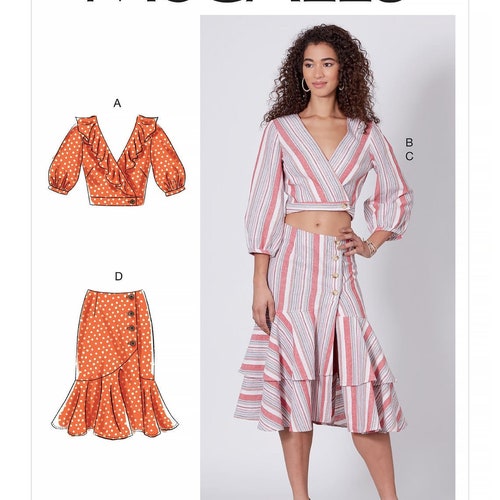 Misses' Fitted Shirts Mccall's Sewing Pattern M8027 - Etsy