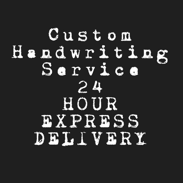 Buy Handwriting Service Online In India - Etsy India
