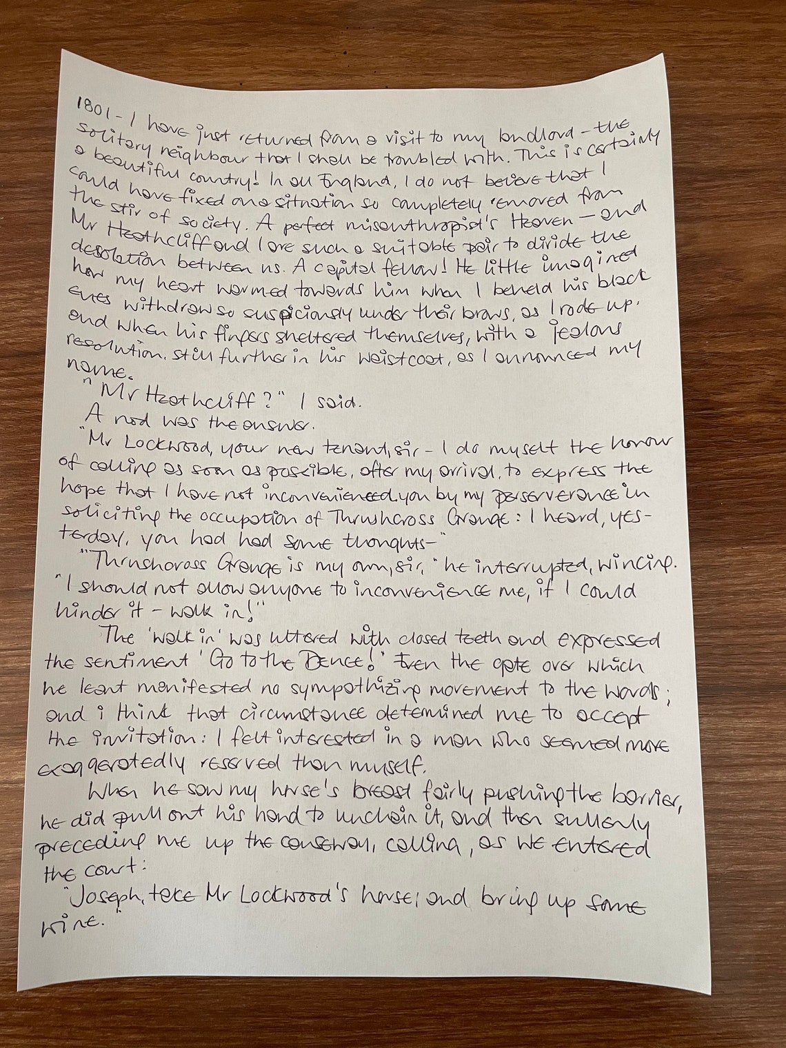 Custom Letter Writing Service Personal Scribe Letter to a - Etsy