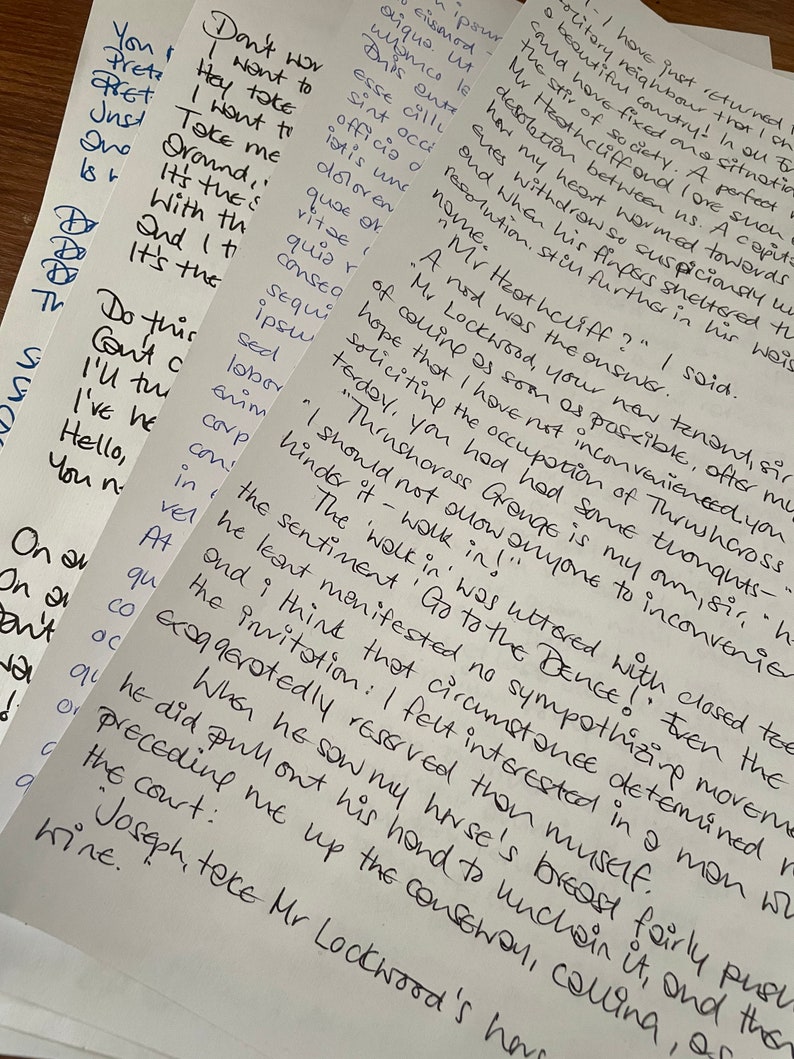 Custom Letter Writing Service, Personal Scribe, Letter to a Friend ...