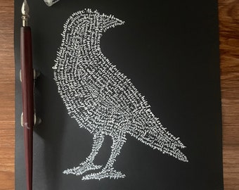 Raven Word Art - Etsy