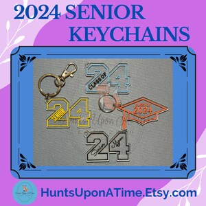 Senior 2024 Acrylic Keychains - Etsy
