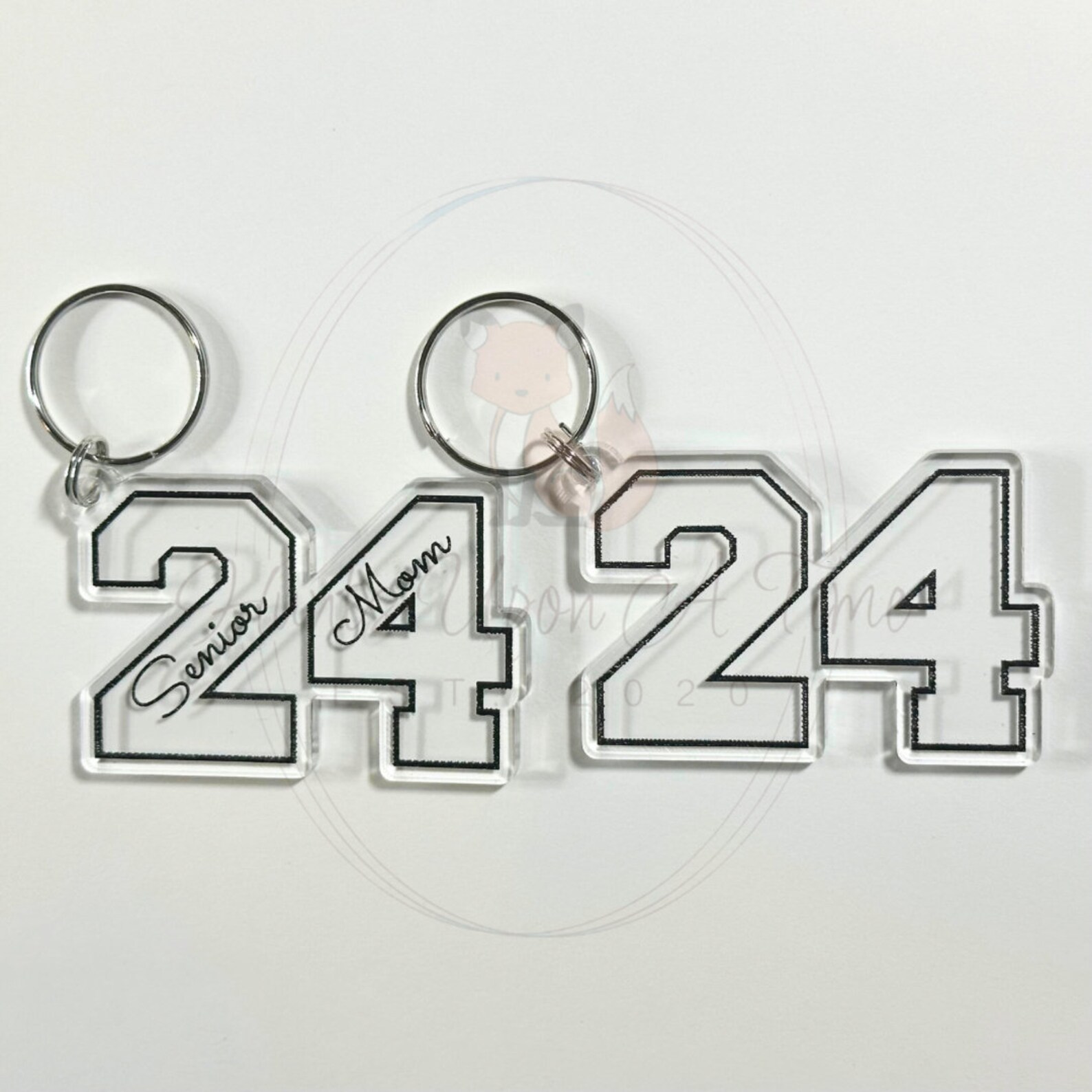 Senior 2024 Acrylic Keychains - Etsy