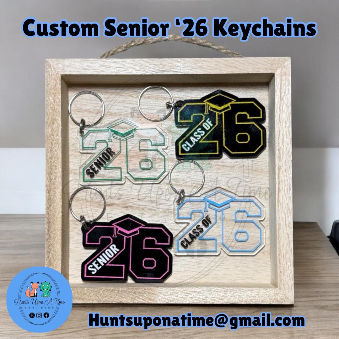 Senior 2026 Acrylic Keychains - Etsy