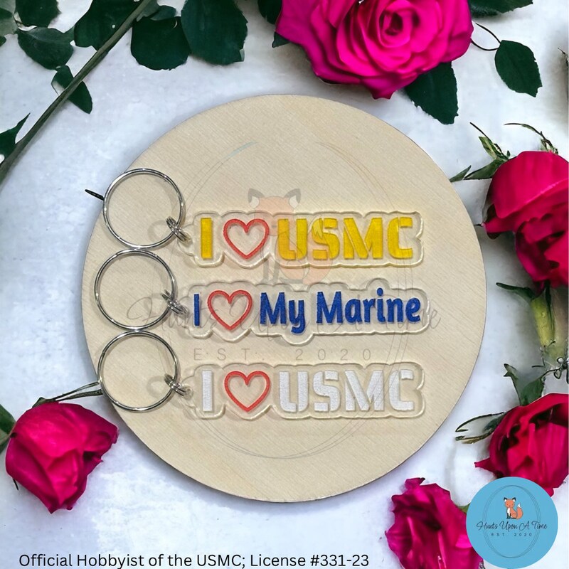 Usmc Keychain - Etsy