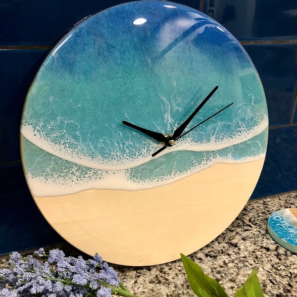 Beach Clock - Etsy