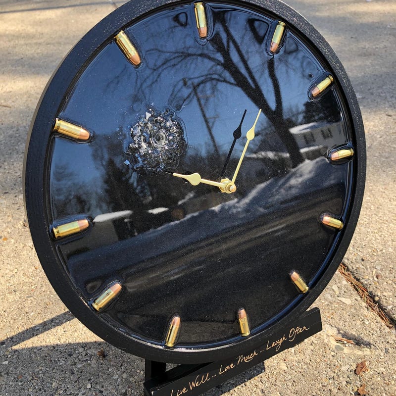 Bullet Clock - Etsy