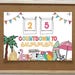 Printable Summer Countdown Poster: Kids' Calendar Activity (digital ...
