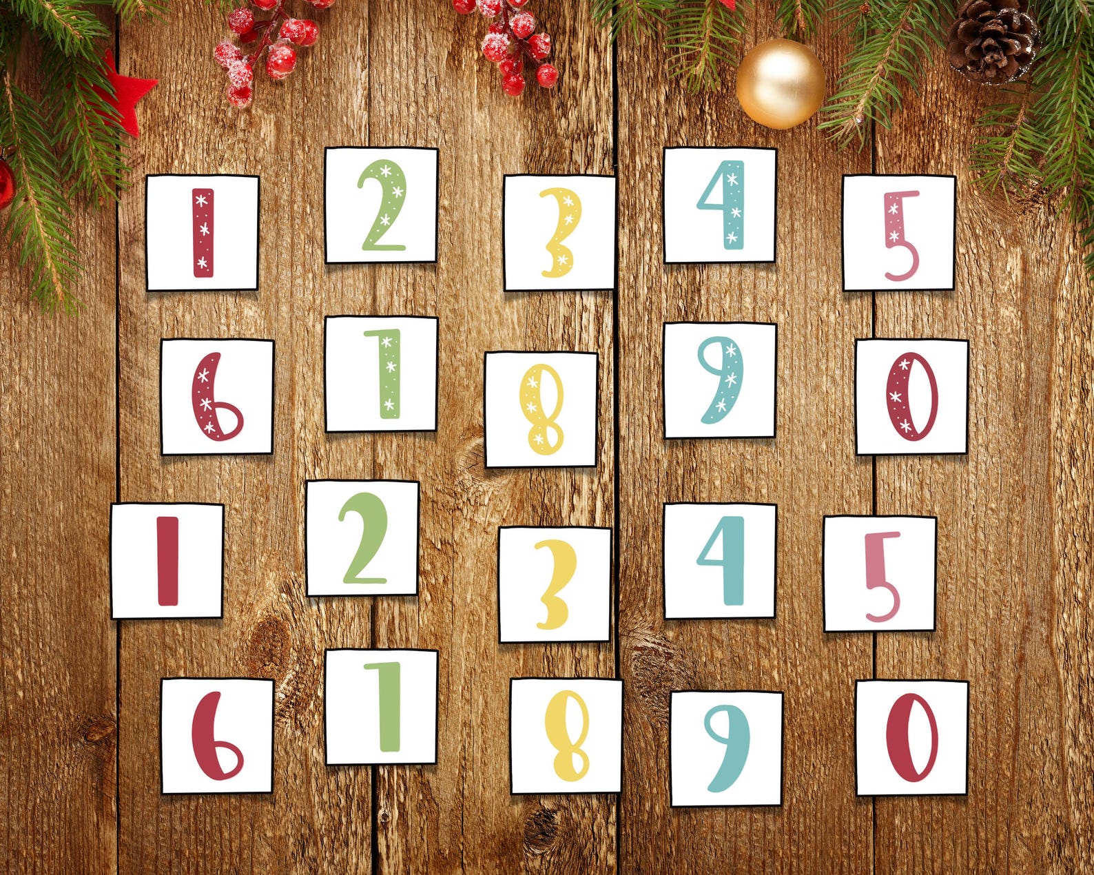 Printable Christmas Countdown Poster: Holiday Classroom Decor (PDF) - Etsy