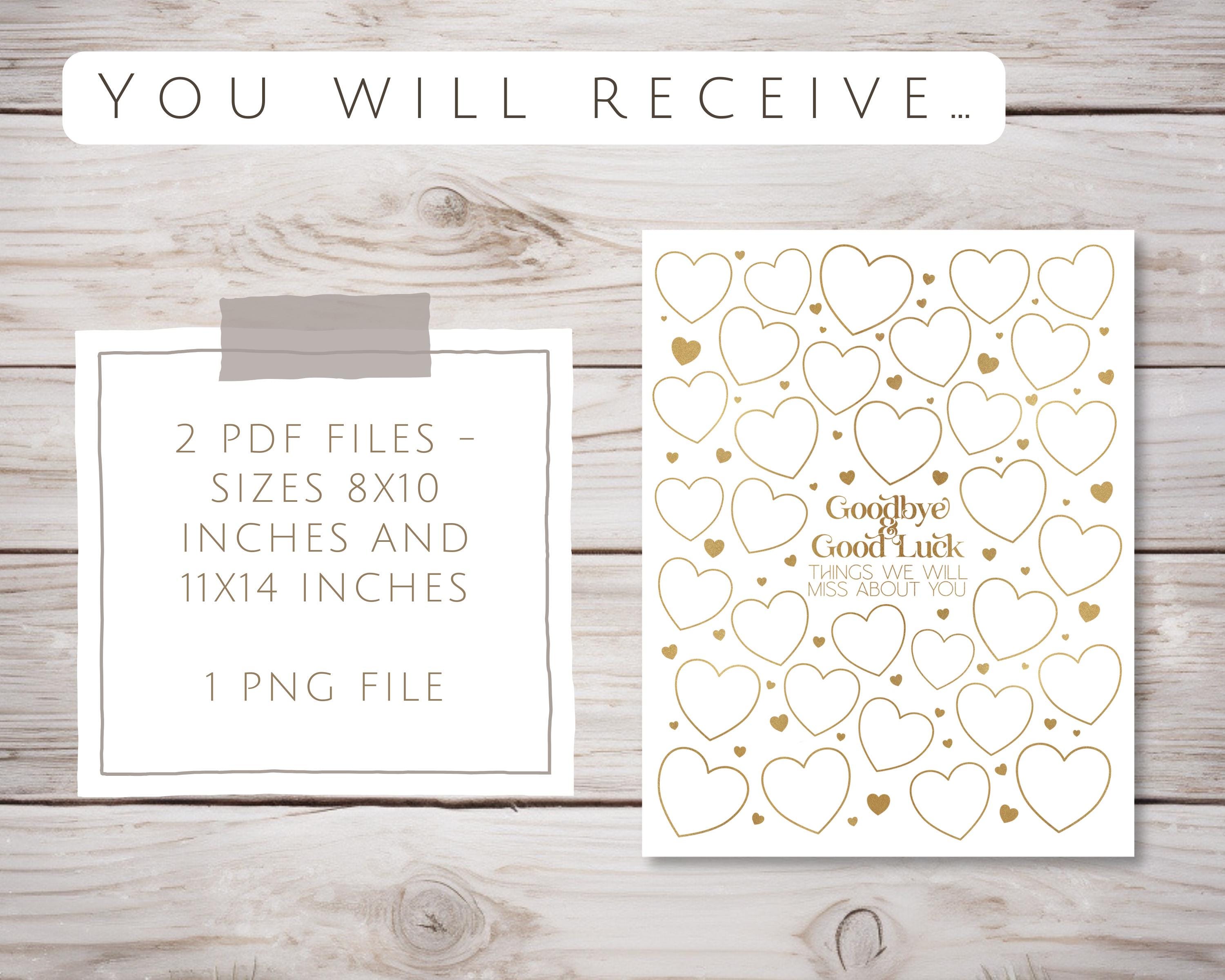 Printable Employee Goodbye Poster: Printable Leaving Gift (PDF & PNG ...