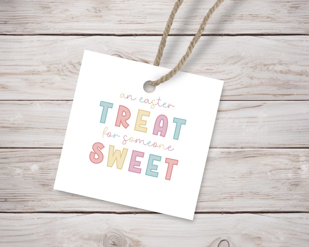Printable Easter Gift Tag for Classmates - Teacher Treats - Easter ...