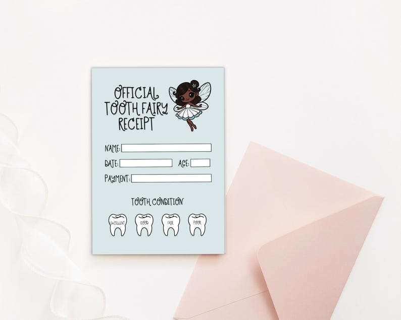 Printable Tooth Fairy Note Pdf Tooth Fairy Printable Tooth Fairy Letter ...