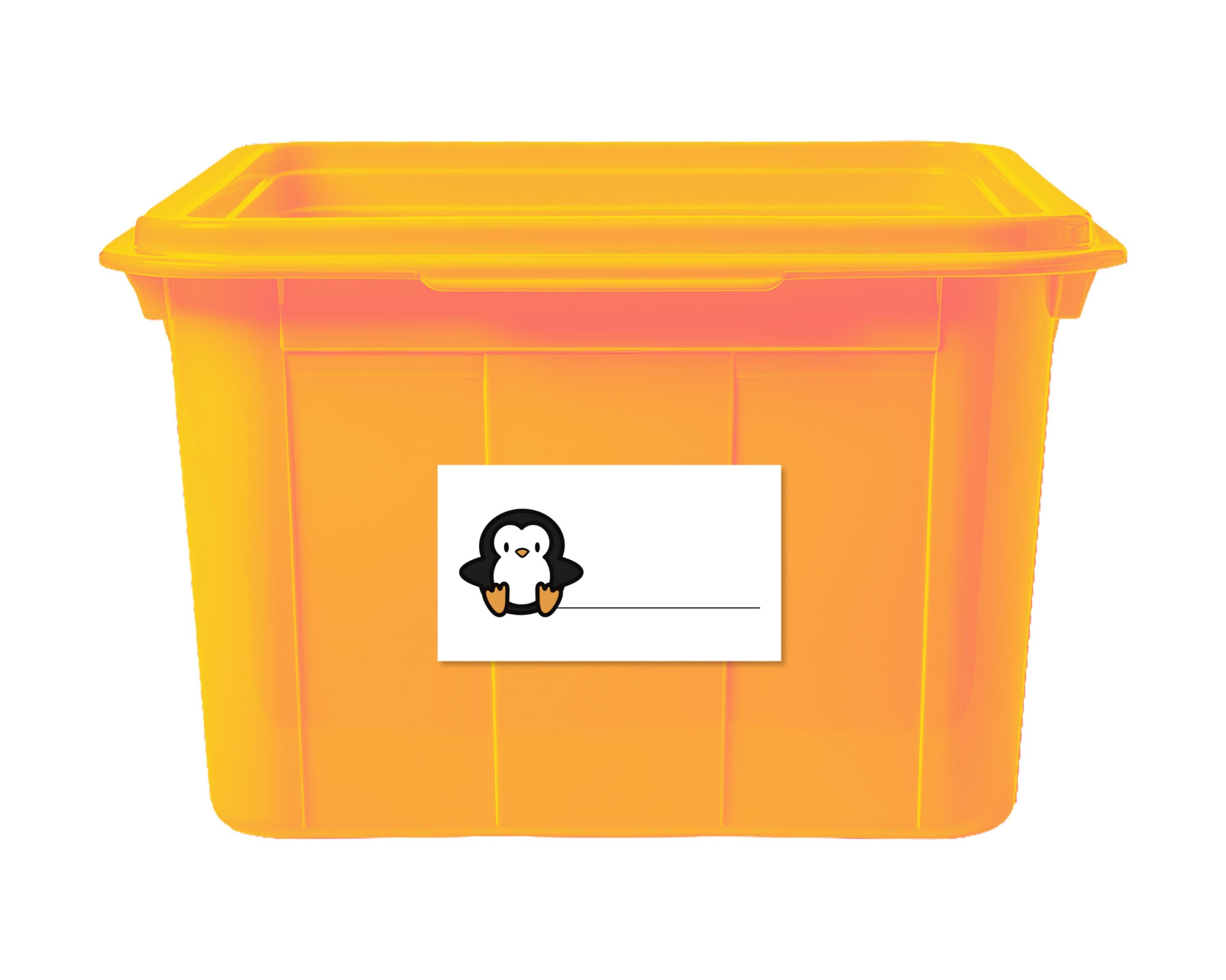 Printable Penguin Printable Name Tags: Classroom Cubby Labels (PDF) - Etsy