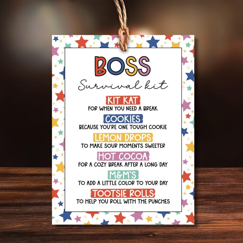 Boss Survival Kit - Etsy