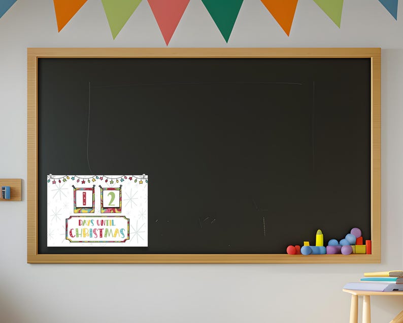 Christmas Bulletin Board Decorations - Printable Christmas Countdown ...