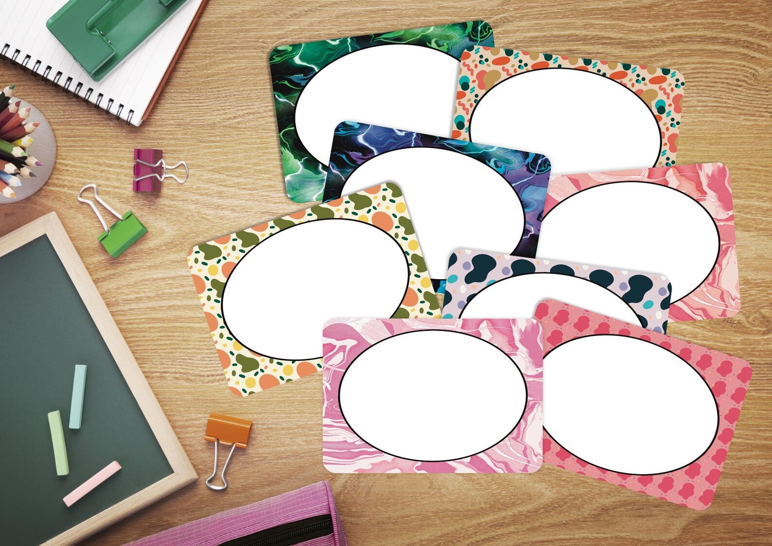 Blank Name Tag Printable - Blank Name Labels Bundle - Printable Cubby ...