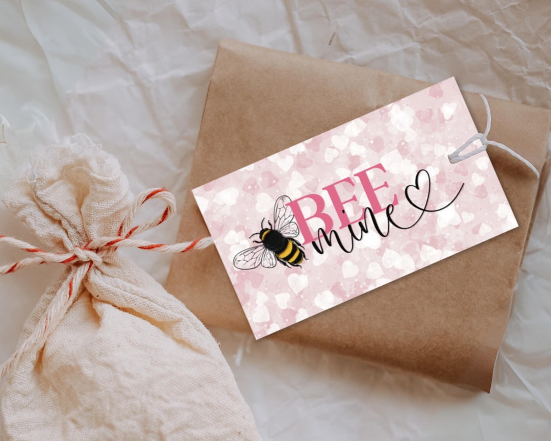 Bee Mine Gift Tag - Printable Bee Treat Tag - Instant Download - Bee ...