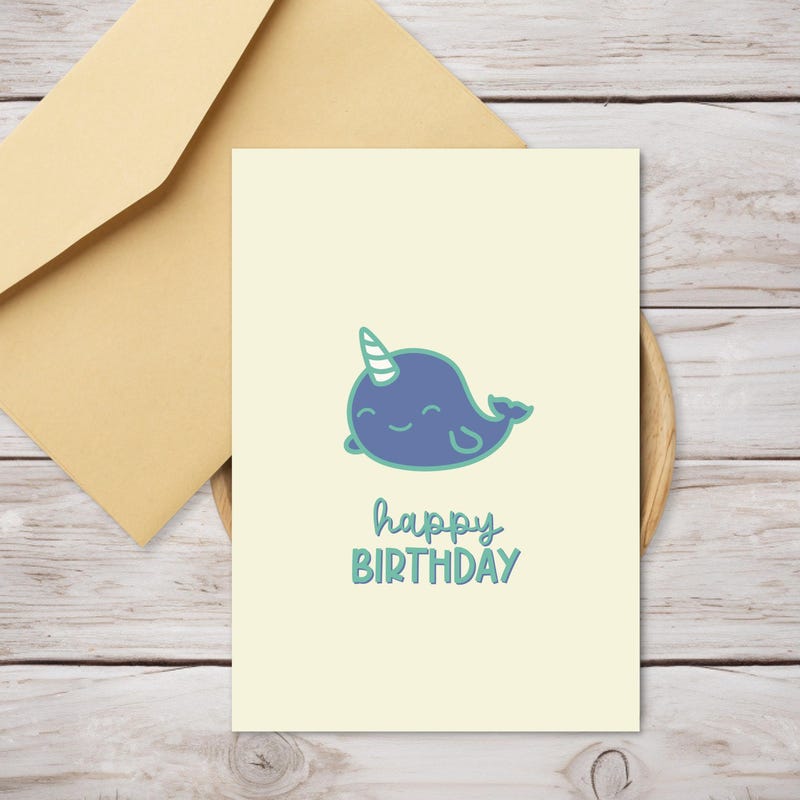 Narwhal Birthday - Etsy