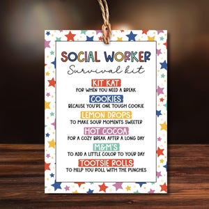 Social Work Survival Kits - Etsy