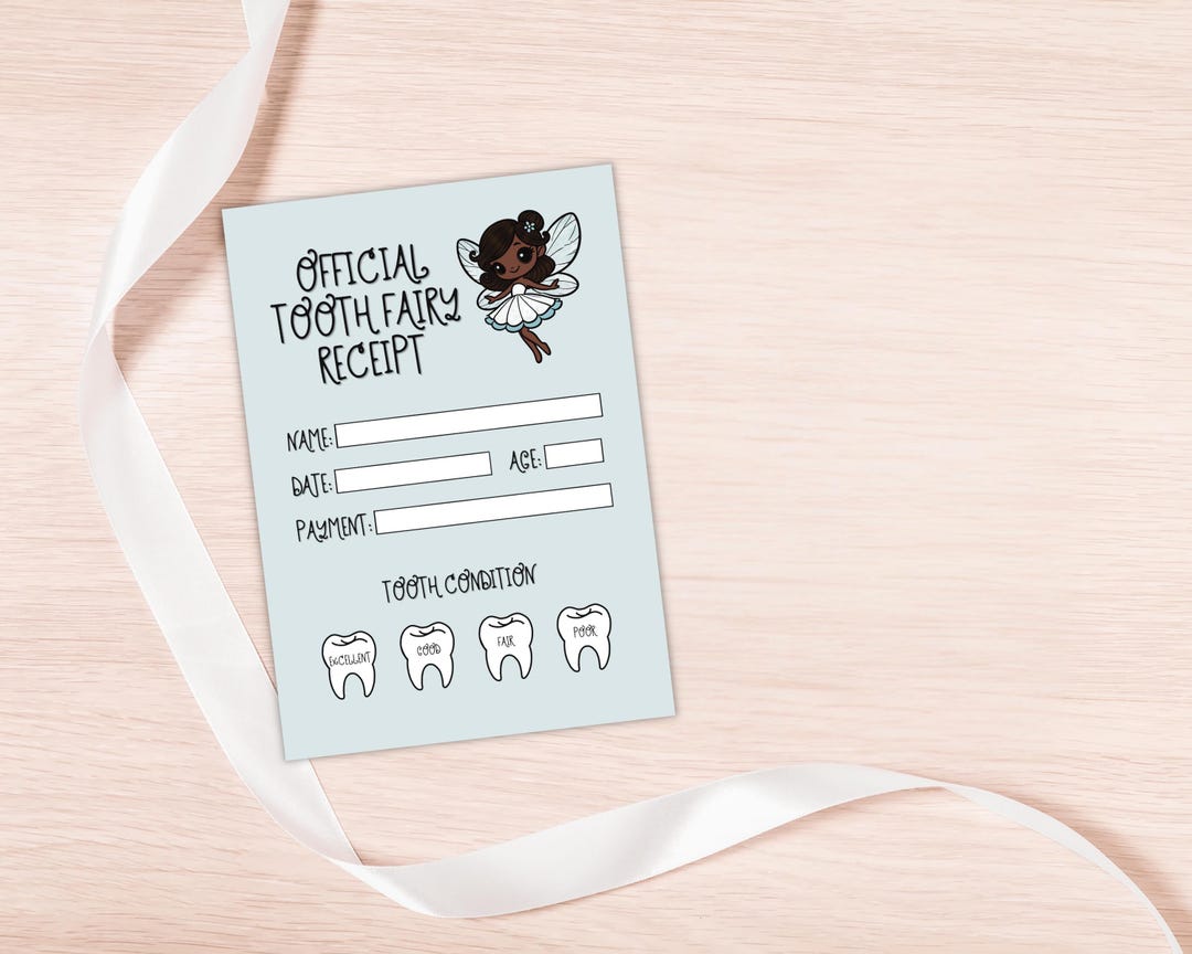 Printable Tooth Fairy Note Pdf - Tooth Fairy Printable - Tooth Fairy ...