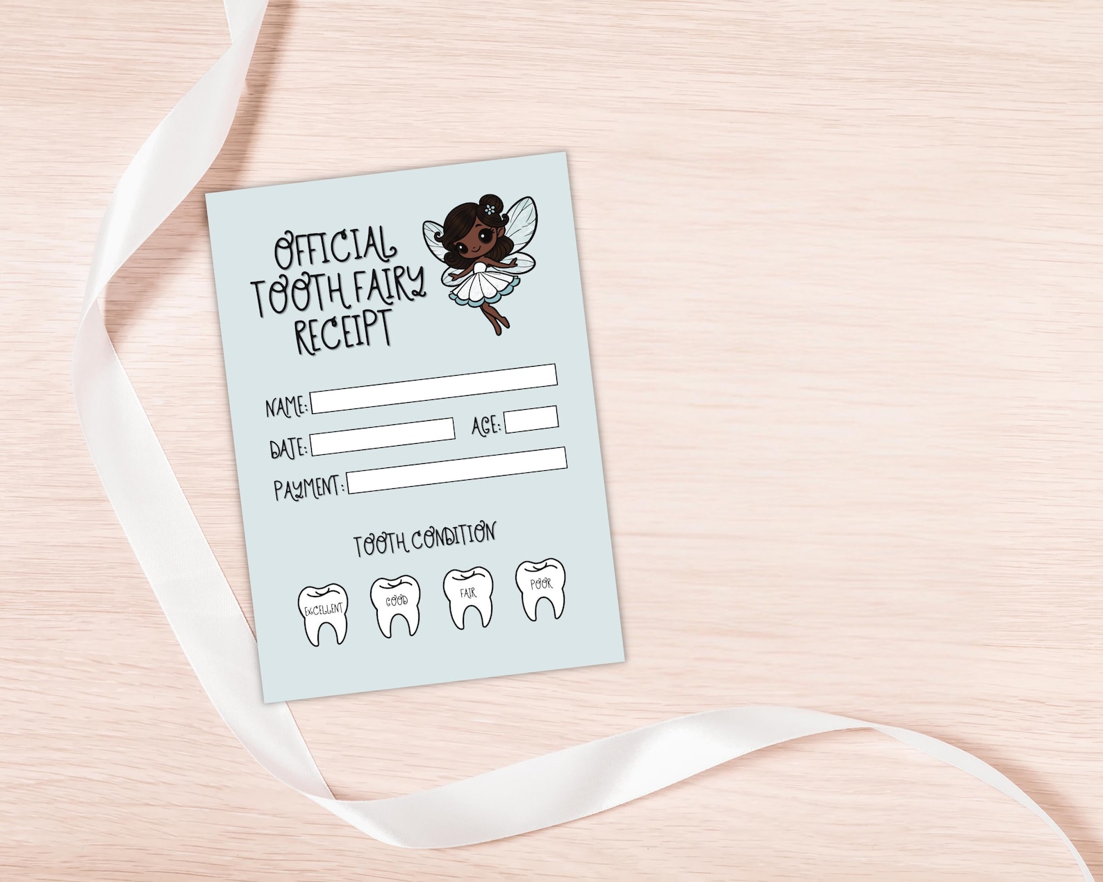 Printable Tooth Fairy Note Pdf - Tooth Fairy Printable - Tooth Fairy ...