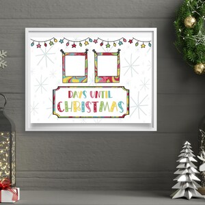 Printable Christmas Countdown Poster: Holiday Classroom Decor (PDF) - Etsy