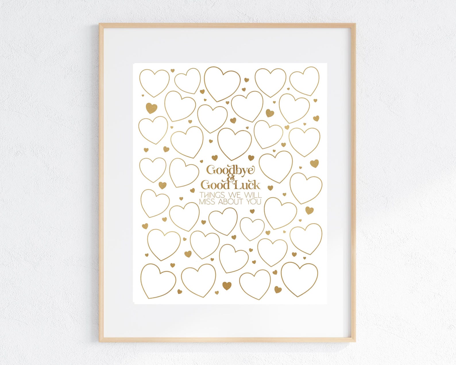 Printable Employee Goodbye Poster: Printable Leaving Gift (PDF & PNG ...