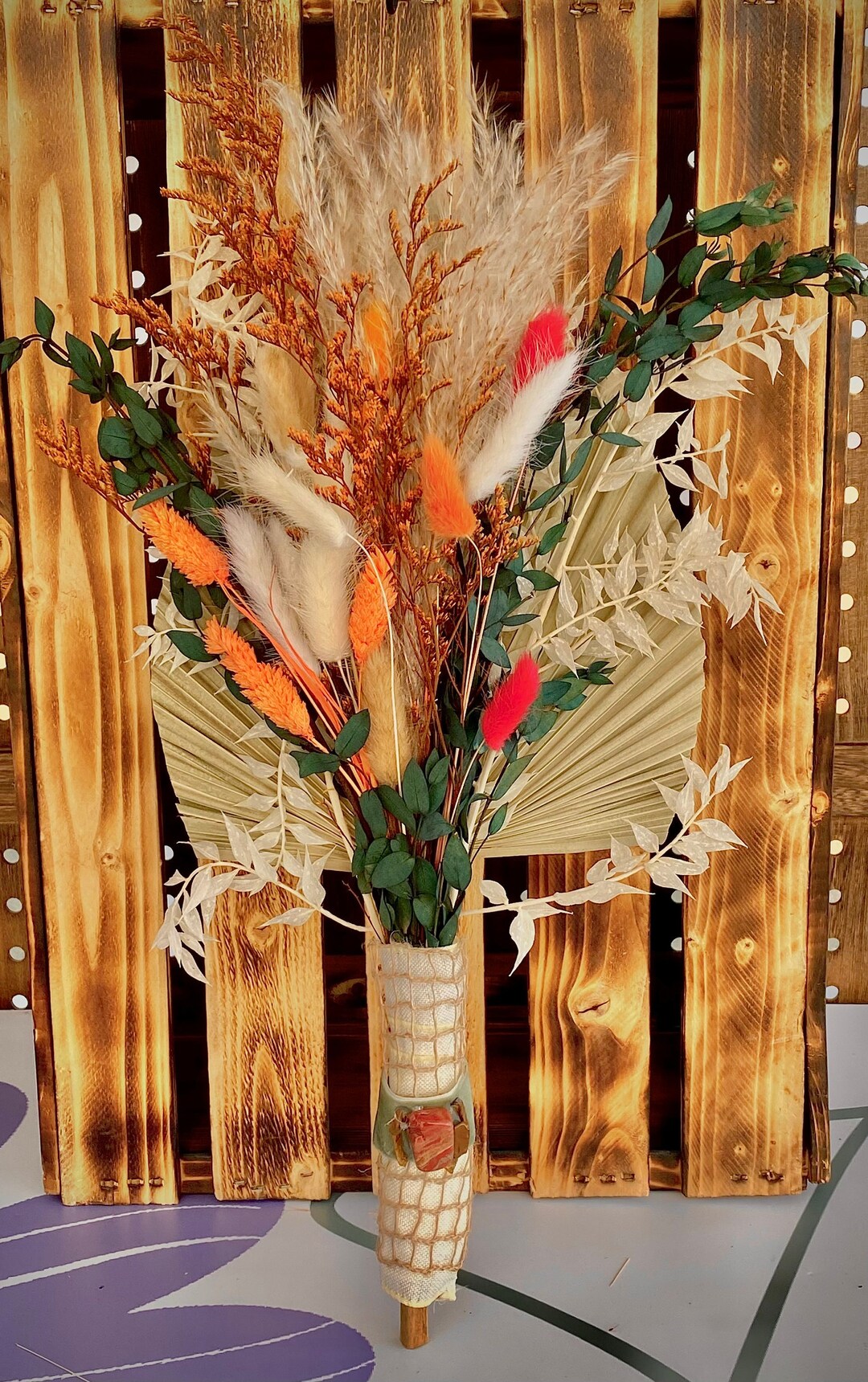 Dried Flower Wall Display - Etsy