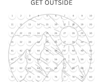 1000 Hours Outside Tracker, 1000 Hours Outside Chart, New Years ...