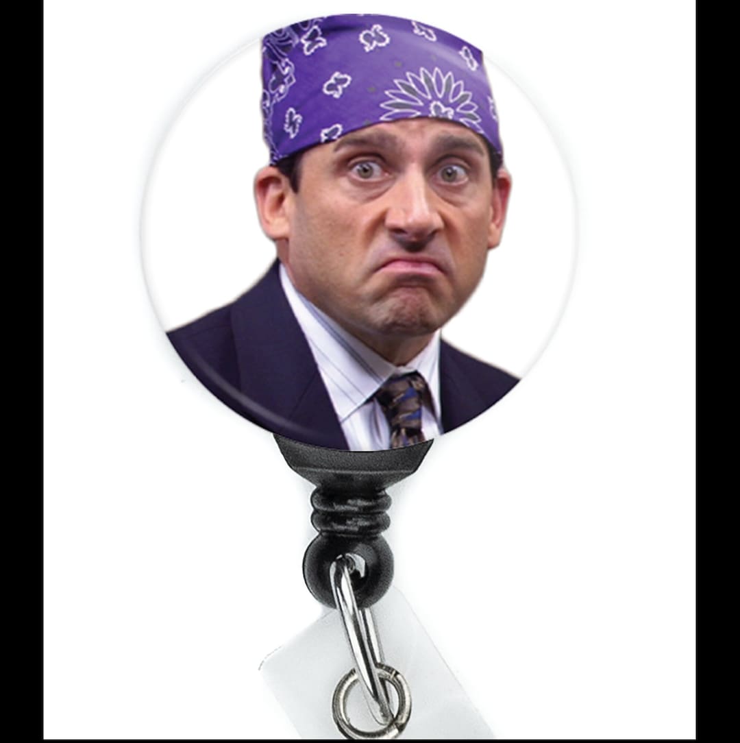 The Office Michael Scott Prison Mike Retractable Badge Reel With Swing ...