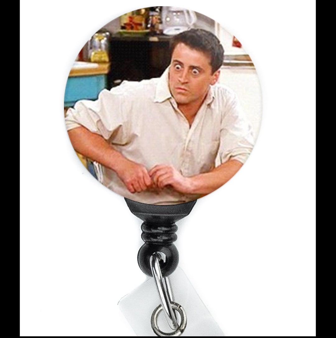 Friends Joey Reaction Meme Retractable Badge Reel With Swing Clip and ...