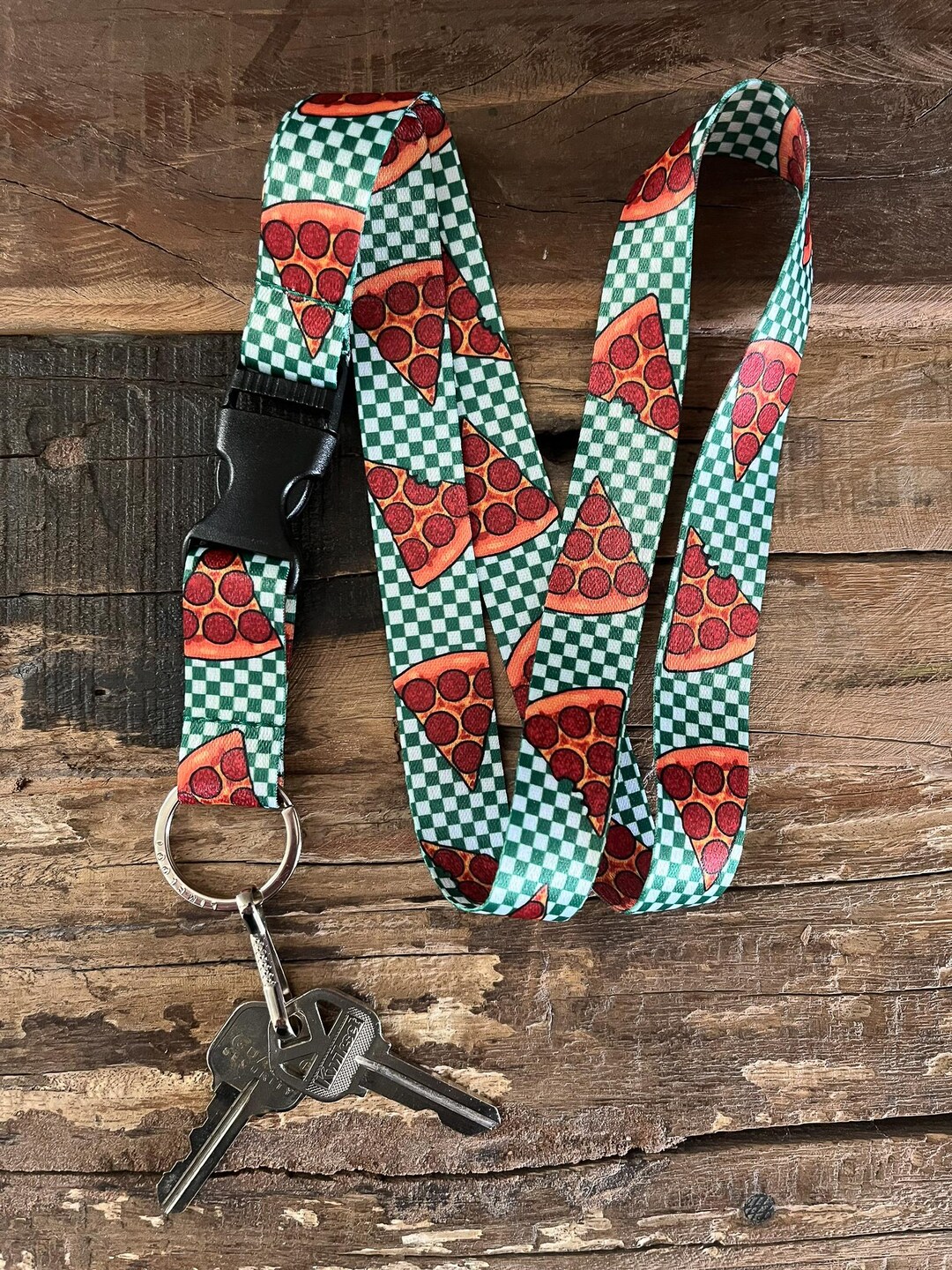 Pizza Lanyard | Food Theme | Restaurant Lanyard Quick Release Buckle ...