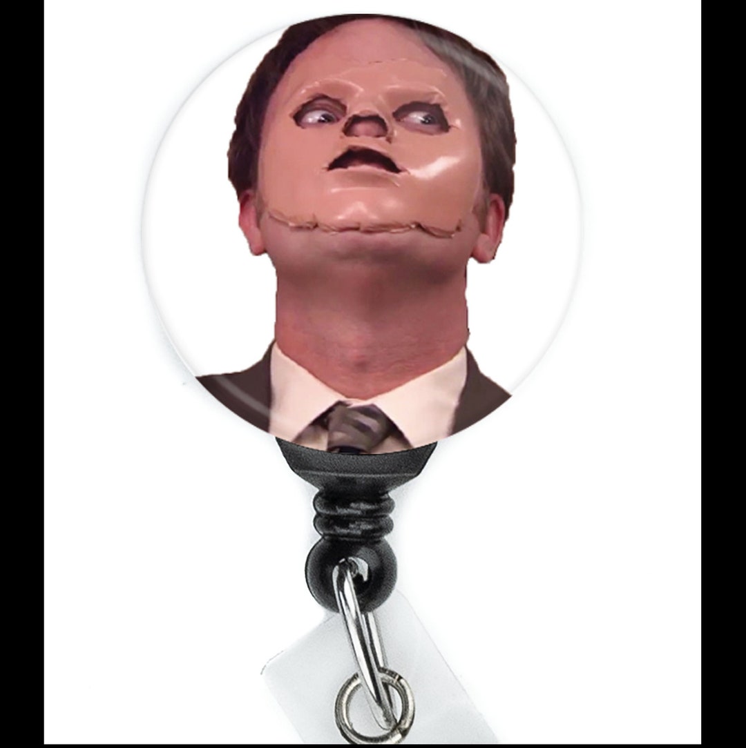 The Office Dwight Schrute CPR Retractable Badge Reel With - Etsy