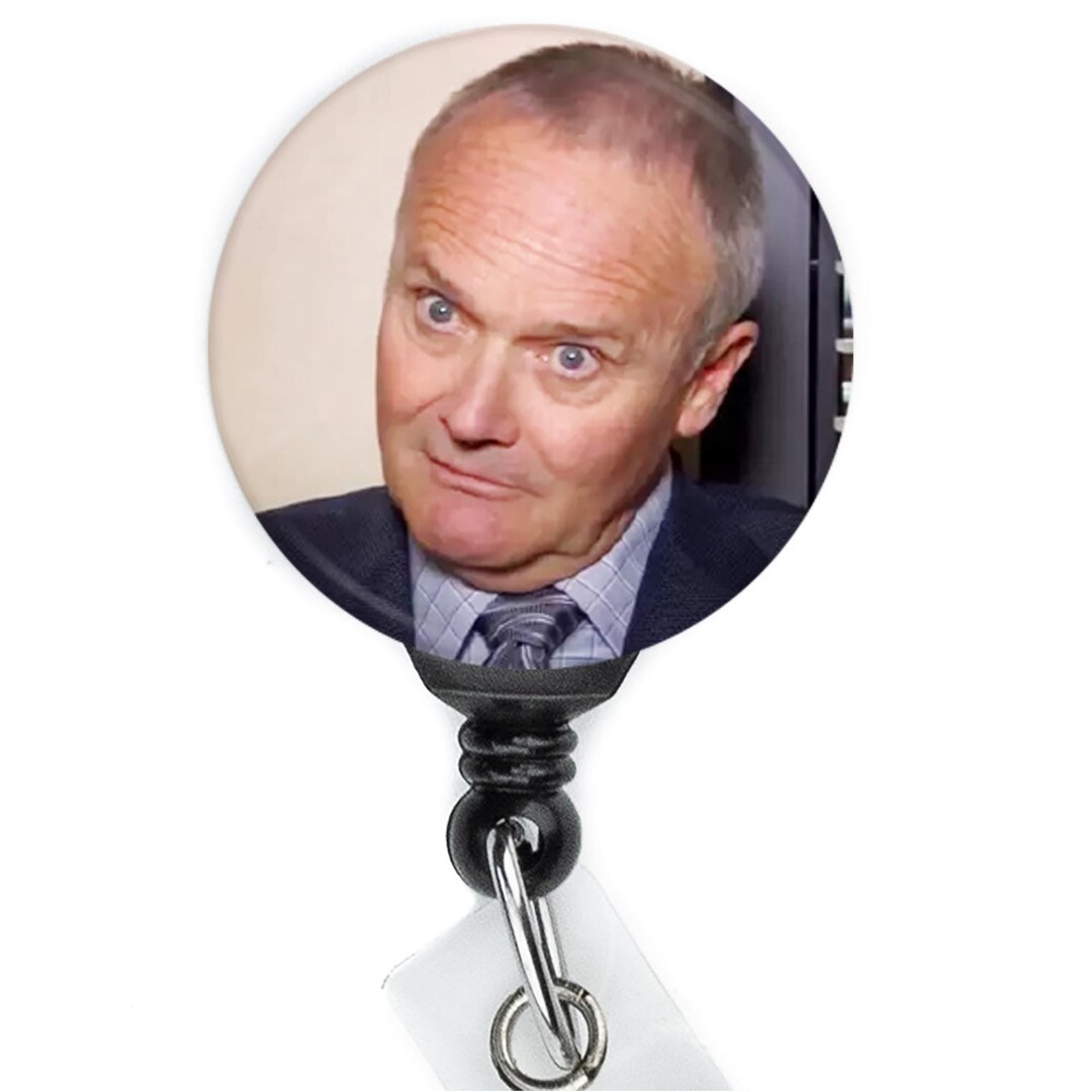 Funny ID Badge Reel | the Office Creed Excuse Me Reaction Face Meme ...