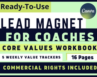 Core Values Template - Etsy