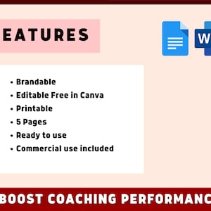 Coaching Accountability & Goals Setting Worksheet to Track Goals and ...