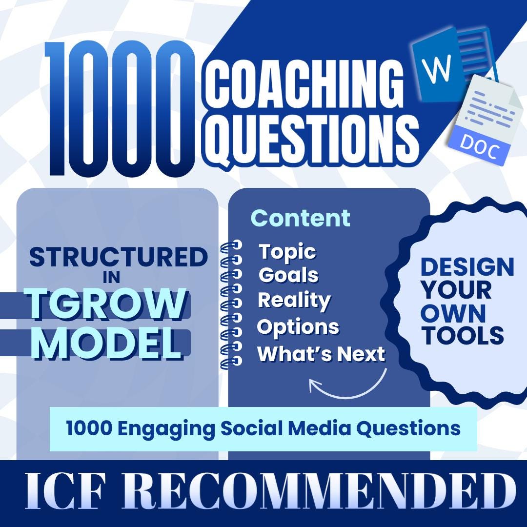 1000 Coaching Questions | Thought-provoking TGROW Model Questions to ...