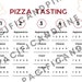 Pizza Tasting Printable | Instant Download - Etsy