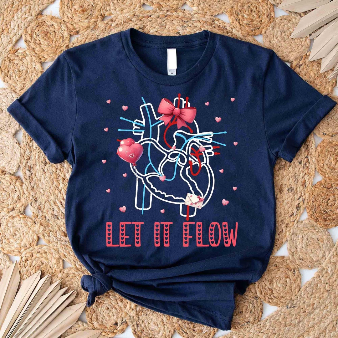 Valentine Cardiac Nurse Heart Anatomy Shirt Xoxo Cath Lab CCU Nurse ...