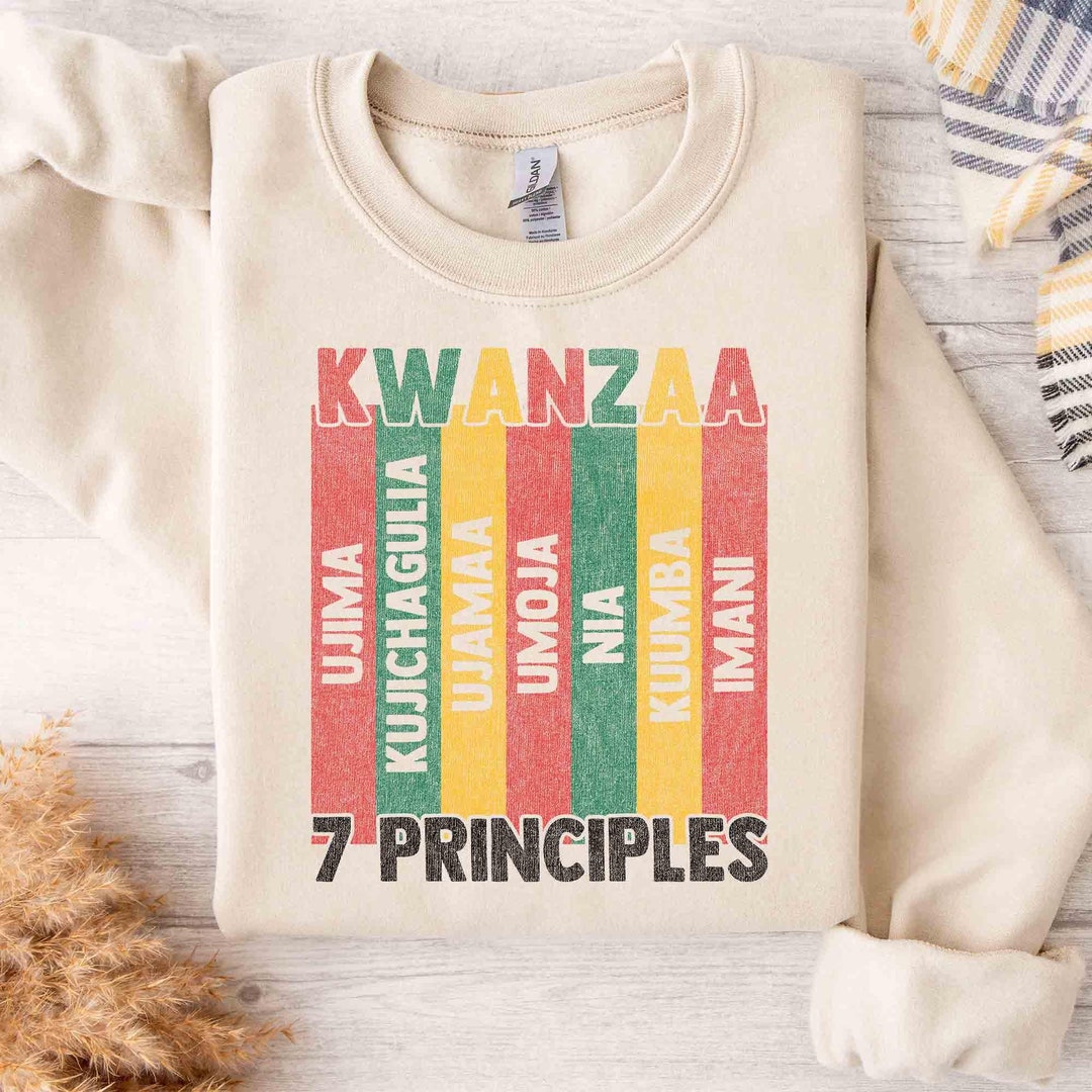 Seven Principles of Kwanzaa African American Shirt, Happy Kwanzaa 2025 ...