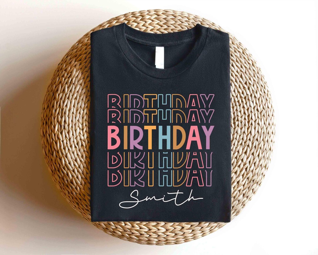 Custom Birthday Crew Shirts, Custom Birthday Shirts, Birthday Team ...