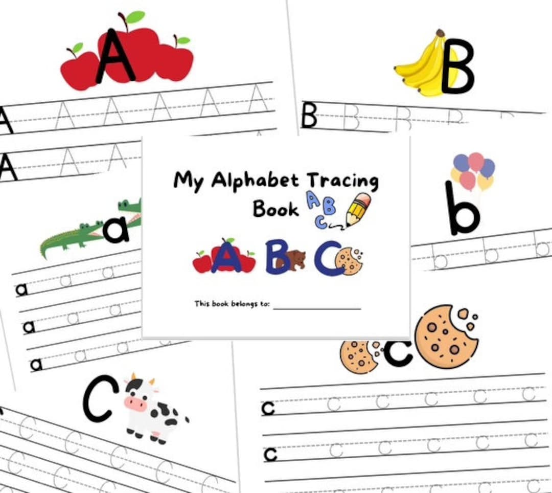 Alphabet Tracing Worksheet, Tracing Pages, Prek Handwriting Practice ...